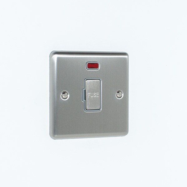 Eurolite 13Amp Unswitched Fuse Spur With Neon Satin Enhance Range Grey ... Eurolite 13Amp Unswitched Fuse Spur With Neon Satin Enhance Range Grey ...